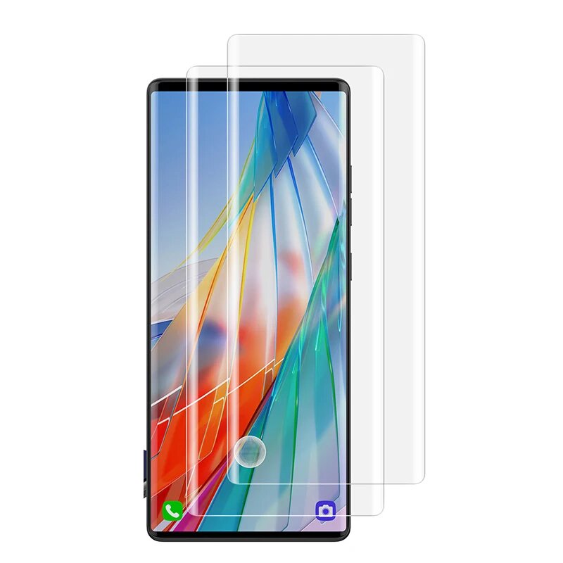 Защитное стекло LG Wing, закаленное, с клеем, 1шт