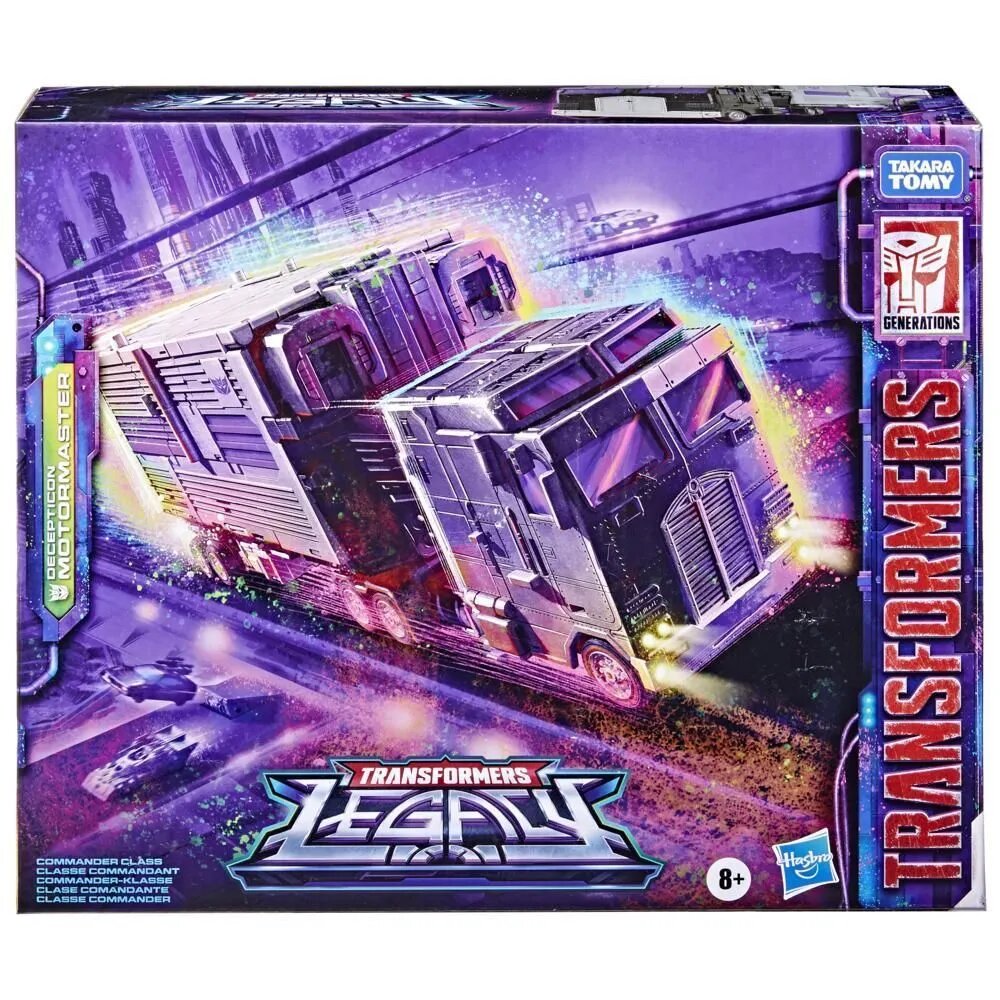 Трансформеры игрушки Hasbro Transformers Generations Legacy Series Commander Class Decepticon Motormaster (33cm) F2987