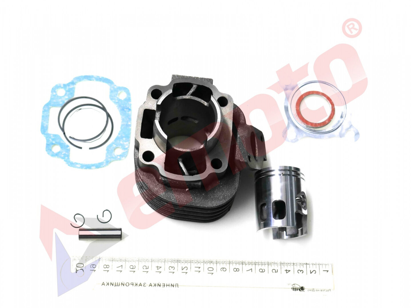 Цилиндро-поршневая группа 2Т 1E40QMB, JOG 50см3 D40 p10мм, скутер