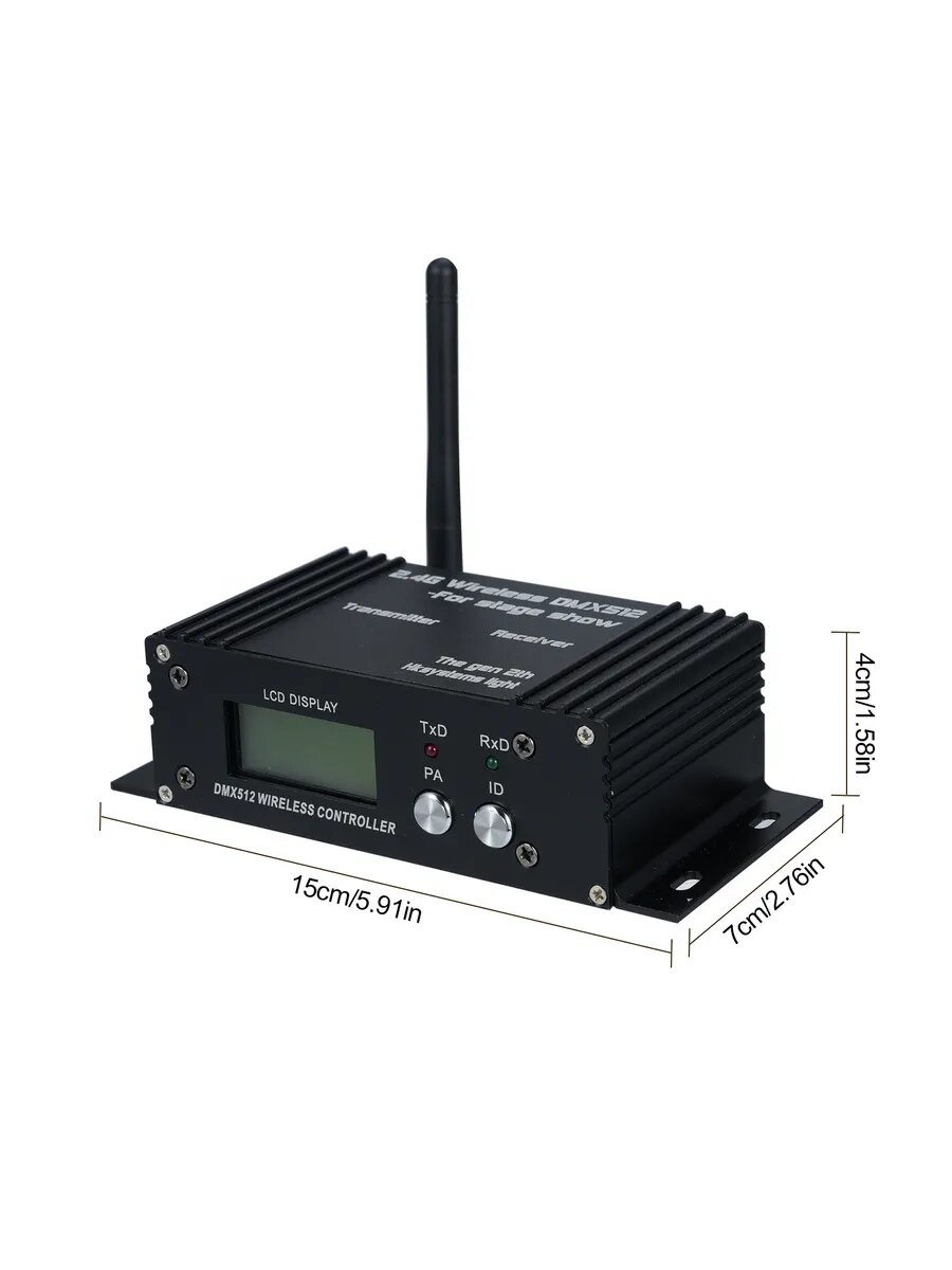 DMX 512 2.4G беспроводной контроллер передатчик приемник