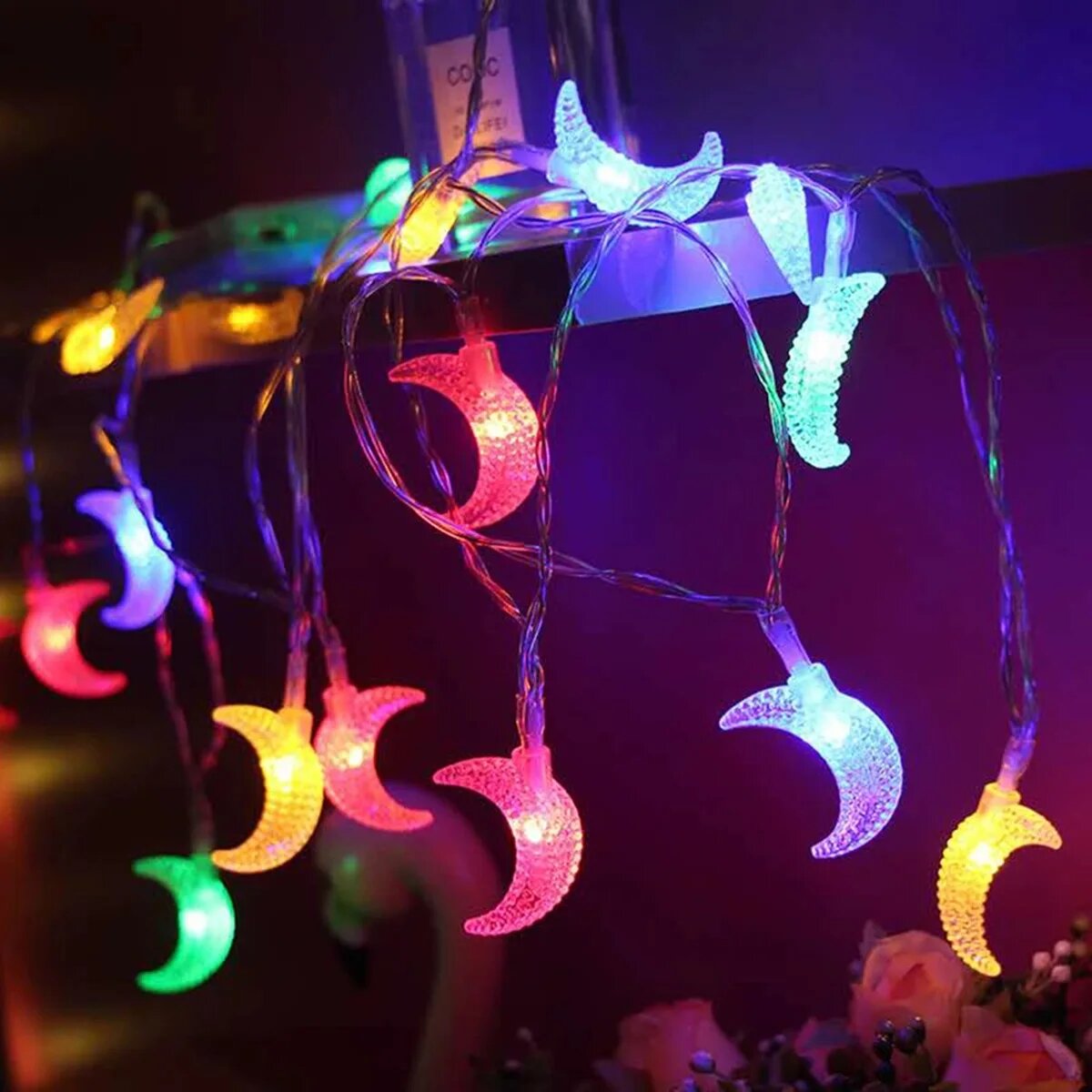 RGB гирлянда луны 6M40LED