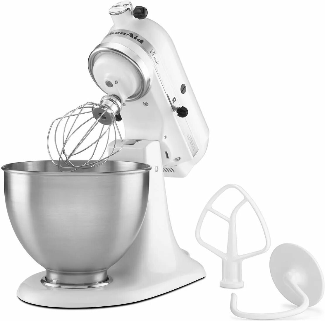 Планетарный миксер KitchenAid Classic 5K45SSEWH белый