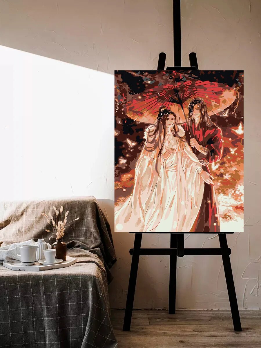 Картина по номерам Благословение Небожителей Tian guan ci fu