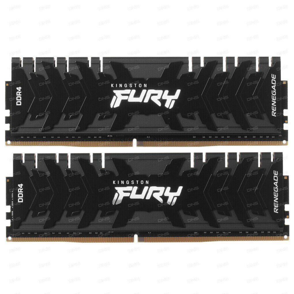 Оперативная память Kingston FURY Renegade (KF436C16RBK2/16) DIMM DDR4 16ГБ - DDR4, 8ГБх2 шт, 3600 МГц, 16-20-20-Х
