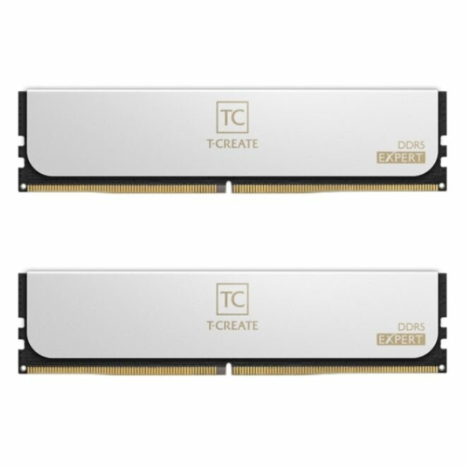 Оперативная память TEAM GROUP T-Create Expert White (CTCWD532G6400HC32ADC01) DIMM DDR5 32 ГБ - DDR5, 16 ГБ х 2 шт, 6400 МГц