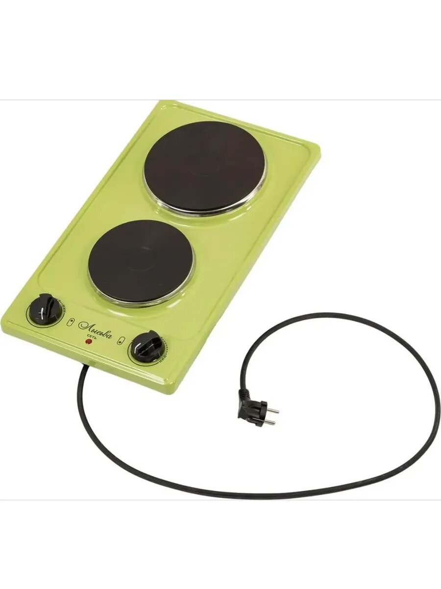 Плитка настольная электрическая ЭПБ 22 2200Вт Зеленое яблоко