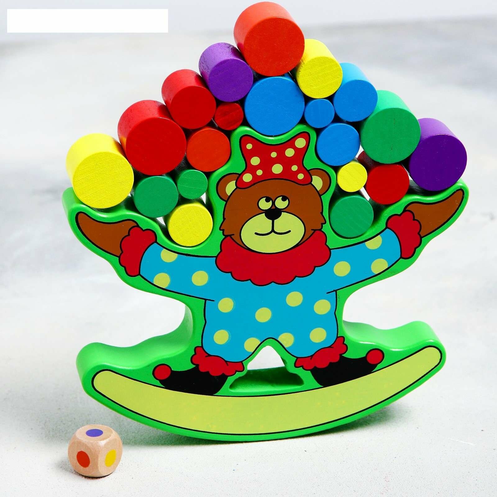 Игрушка Балансир "Мишка" GOO 4410182, для детей, 21.5х3.5х25 см