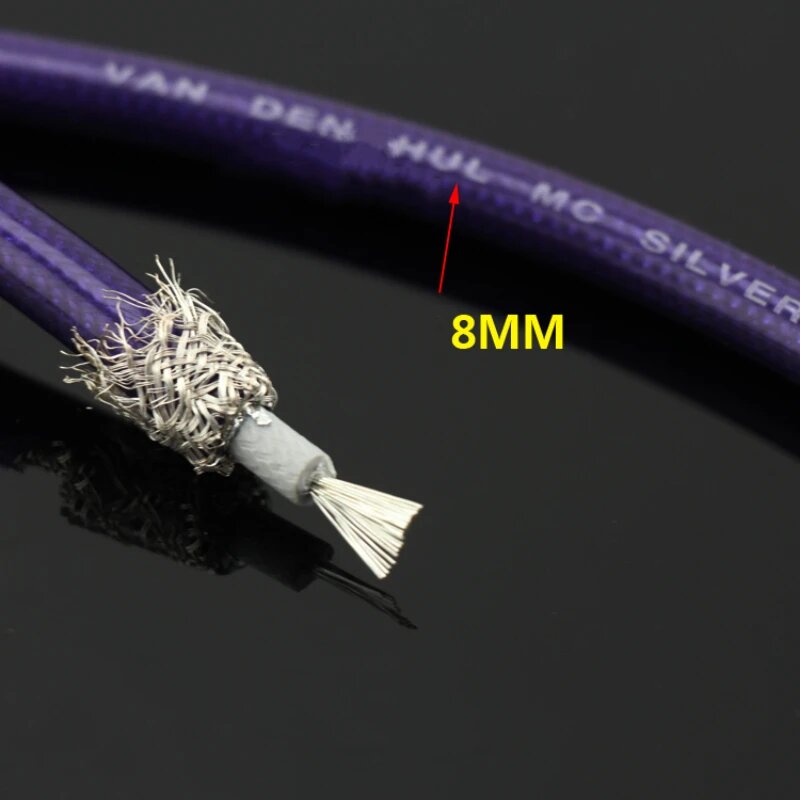 DIY HiFi аудио линия Van Den Hul MC серебристый IT 65G RCA XLR коаксиальный сигнальный кабель BNC