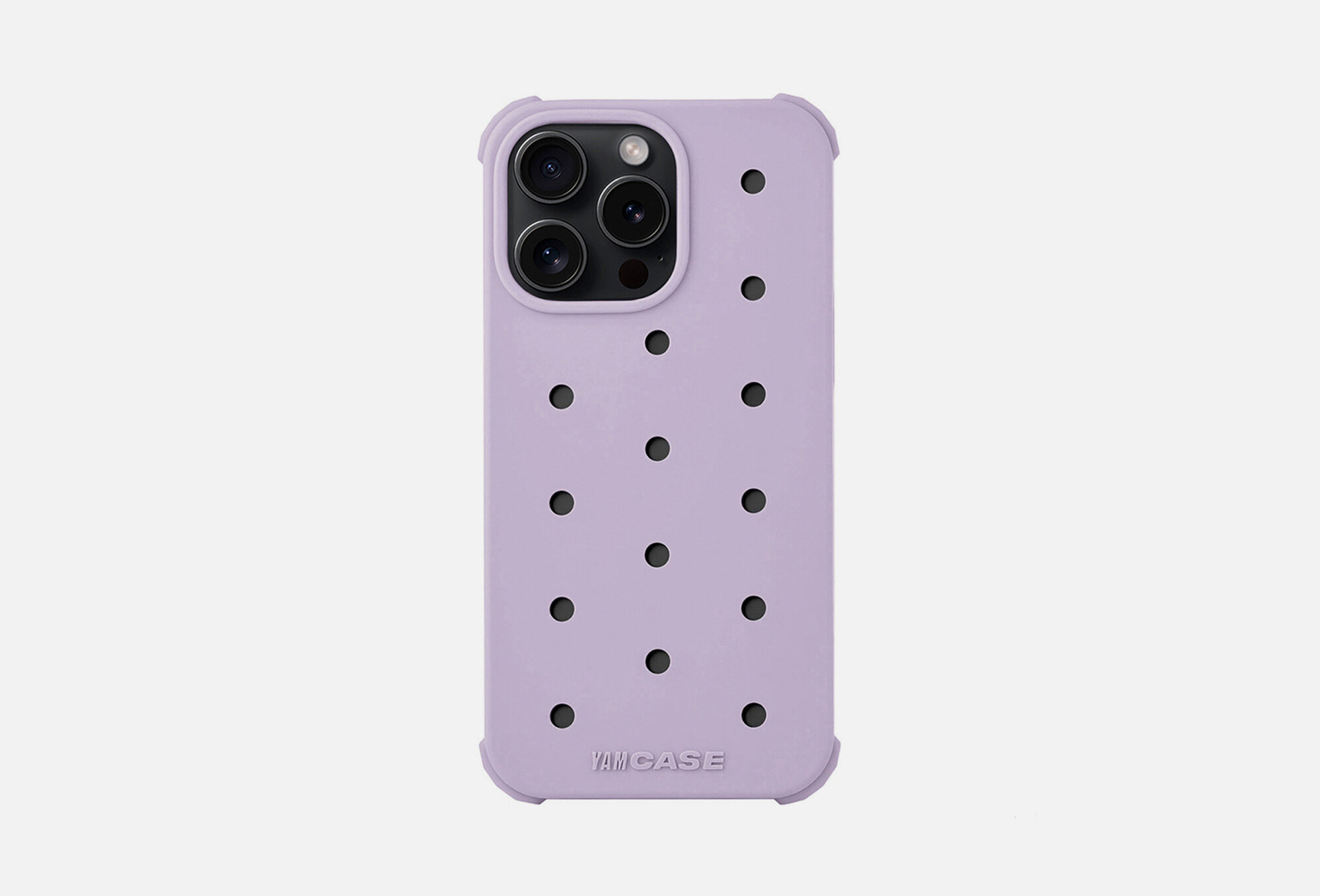 Чехол для телефона YAMCASE iPhone 13 Pro Max Jibbitz Фиолетовый