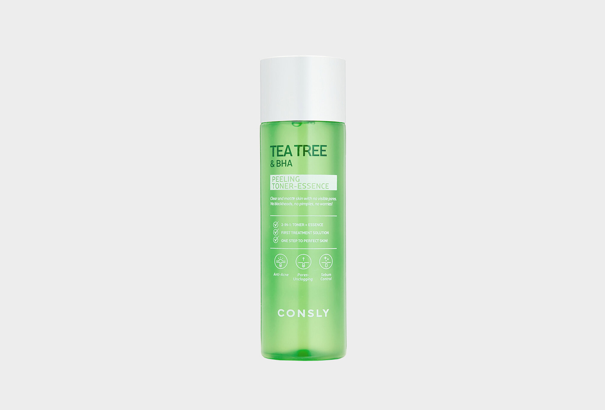 Отшелушивающий тонер-эссенция CONSLY Tea Tree & BHA 200 мл