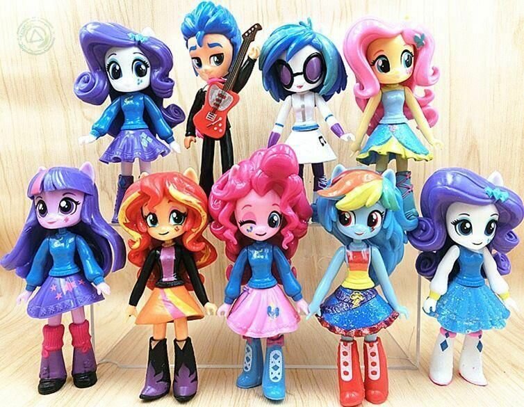 Набор фигурок "Девочки из Эквестрии" - My Little Pony (9шт)