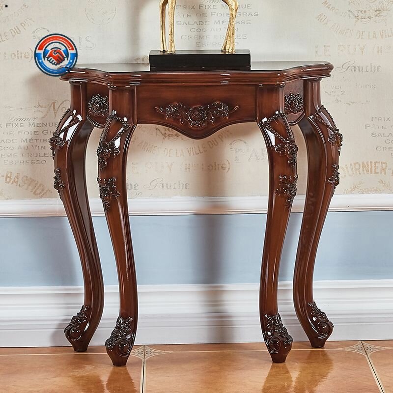 Компактный стол в коридор, универсальный туалетный столик с ящиком для хранения, угловой консольный стол для прихожей, спальни, ванной