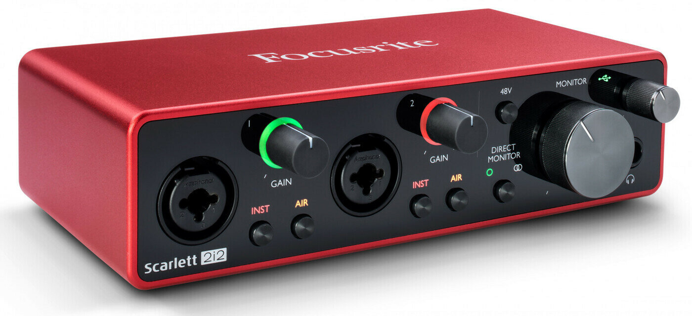 Аудиоинтерфейс Focusrite Scarlett 2i2 3rd Gen — фото 1