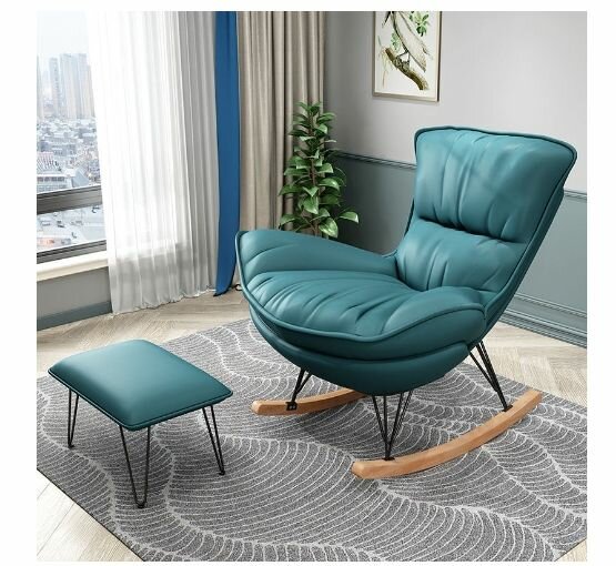 Скандинавское сетчатое кресло-качалка знаменитости lazy lounge chair бытовое легкое роскошное кресло-качалка