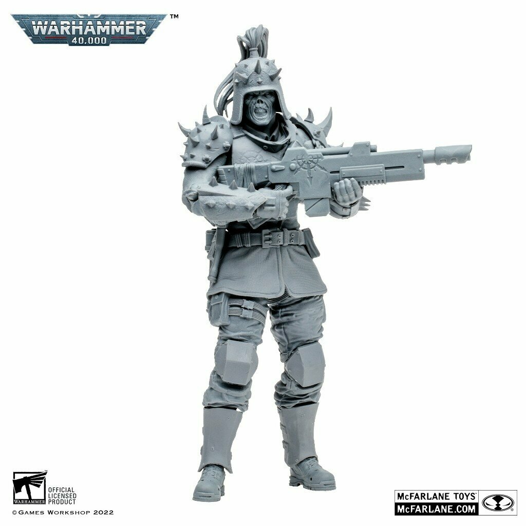 MacFarlane Warhammer 40K 7 in. Ветеран Темного Прилива Хранитель-предатель Миниатюры
