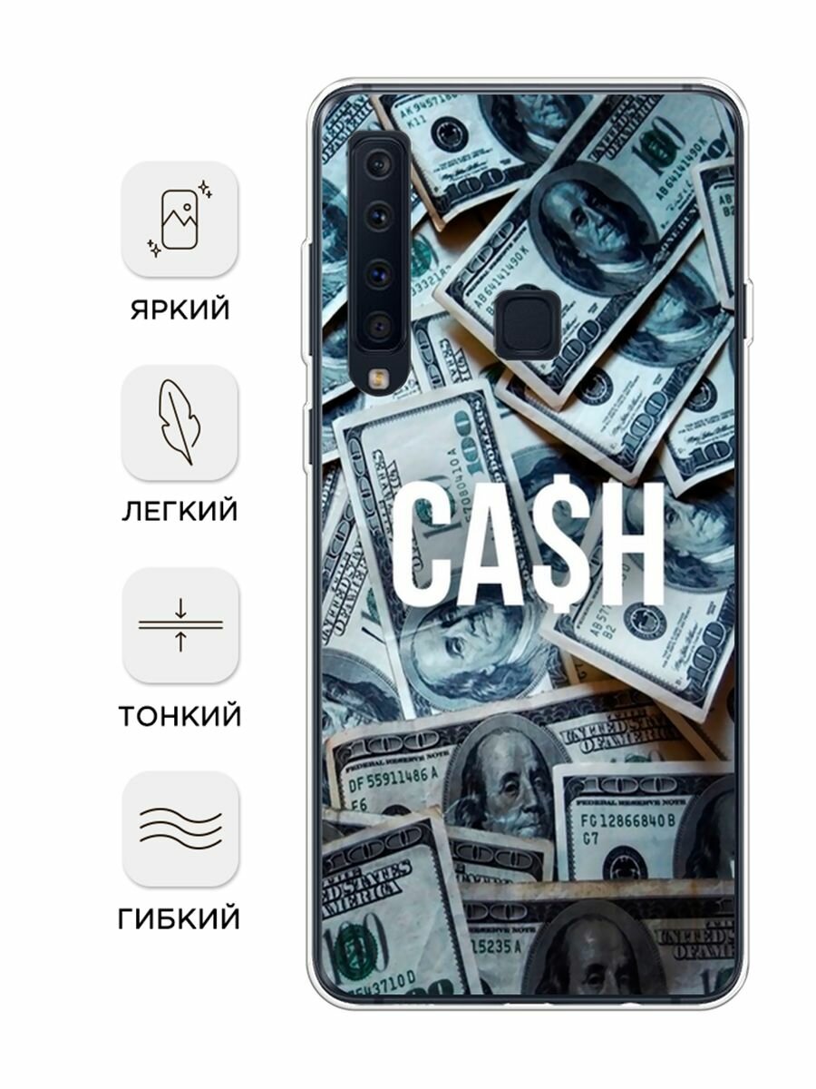 Чехол на Samsung Galaxy A9 2018 / Самсунг Галакси А9 2018 с принтом "Cash" — фото 1
