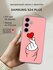 Чехол на Samsung Galaxy S24 Plus / Самсунг S24 Plus с принтом "Милое сердечко"