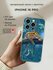 Чехол на Apple iPhone 16 Pro / Айфон 16 Про с принтом "Леопард охотник"