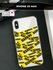 Чехол на Apple iPhone XS Max / Айфон XS Max с принтом "Warning!", прозрачный