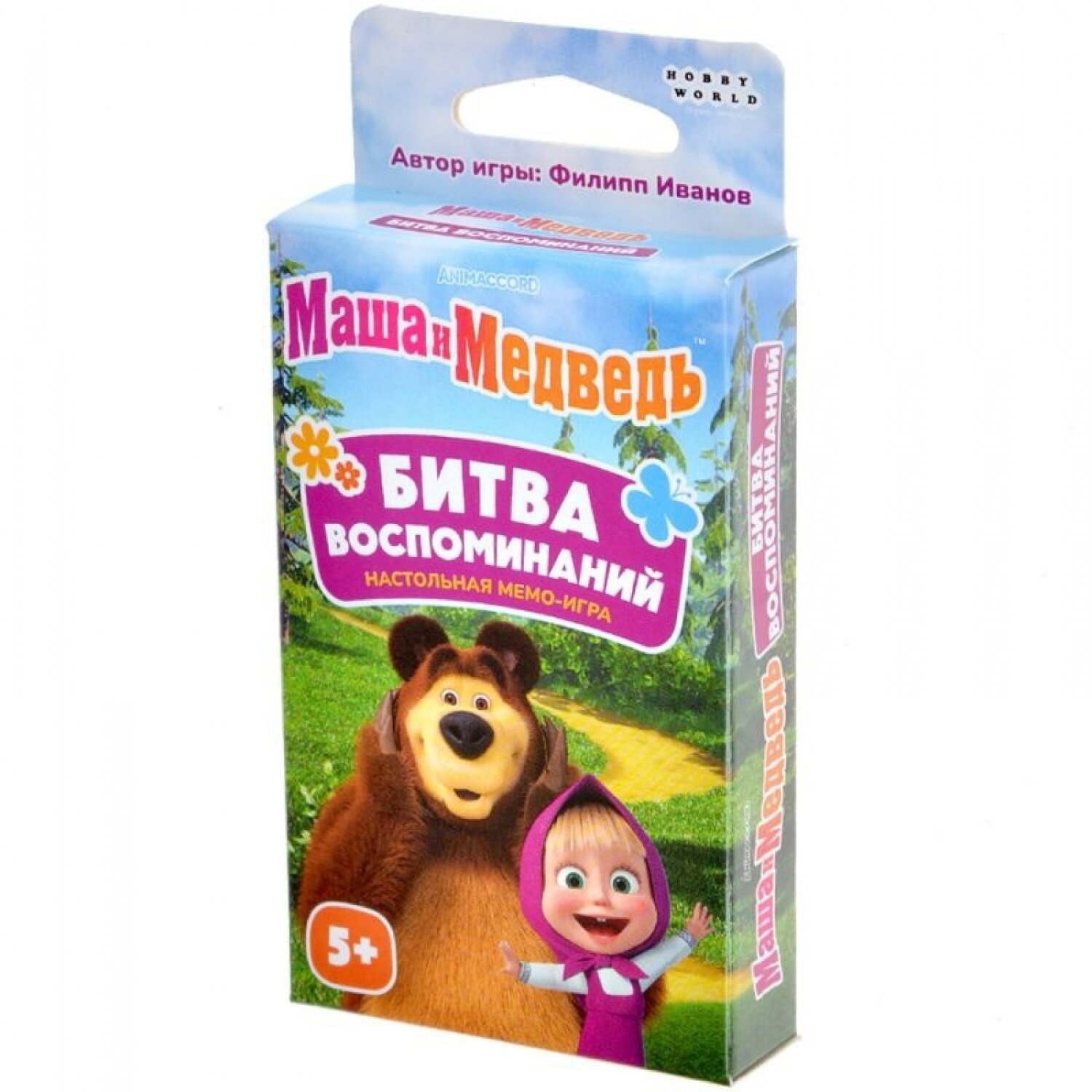 Настольная игра Маша и Медведь: Битва воспоминаний, для детей от 5 лет