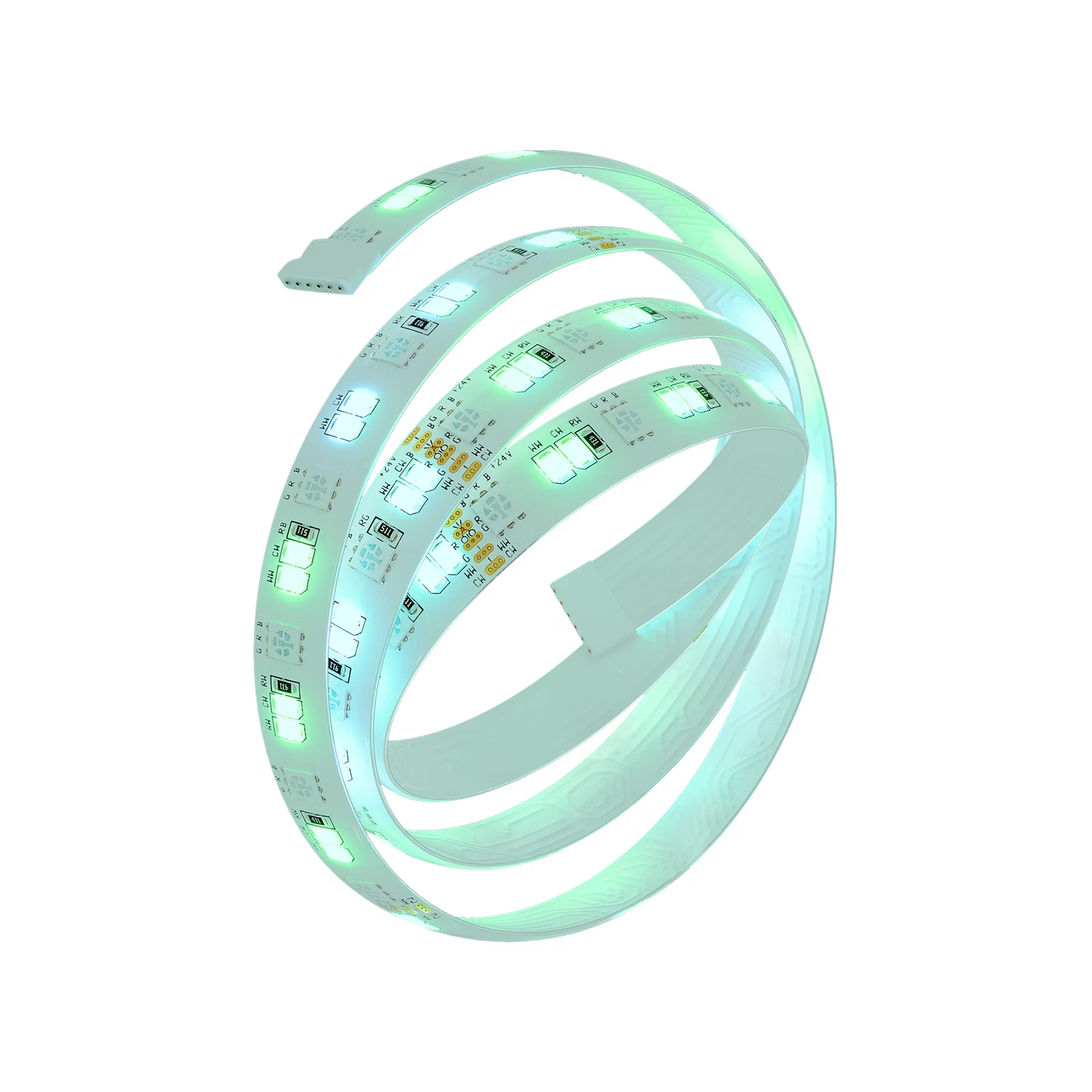 Умная светодиодная лента Sber, 2 м, светодиодов - 144 шт/м, IP65, 3 Вт/м, цвет - RGB, теплый белый, холодный белый, Wi-Fi