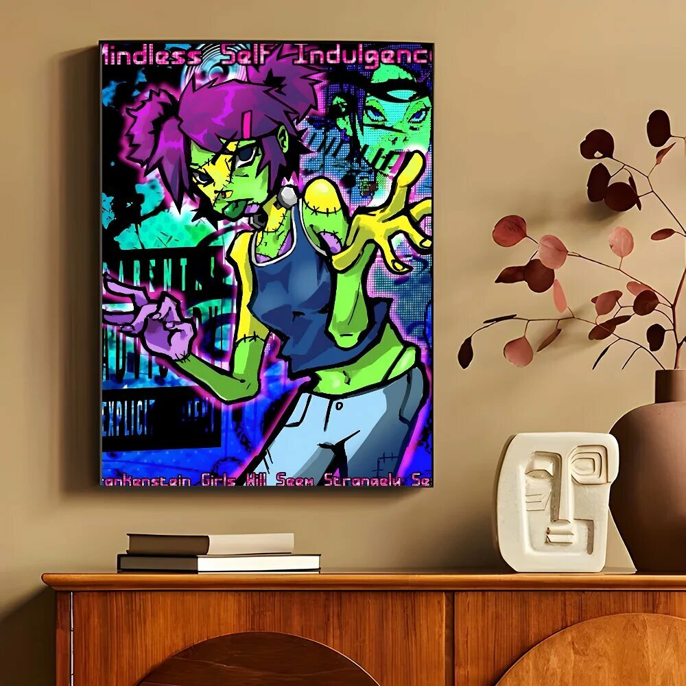 Наклейка-постер "Mindless Self Indulgence" 10x15cm, Z1