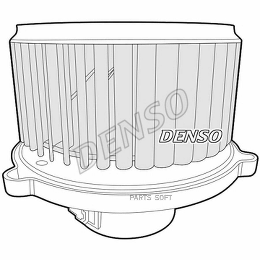 Вентилятор отпителя от официального дистрибьютора, DENSO, артикул DEA43004