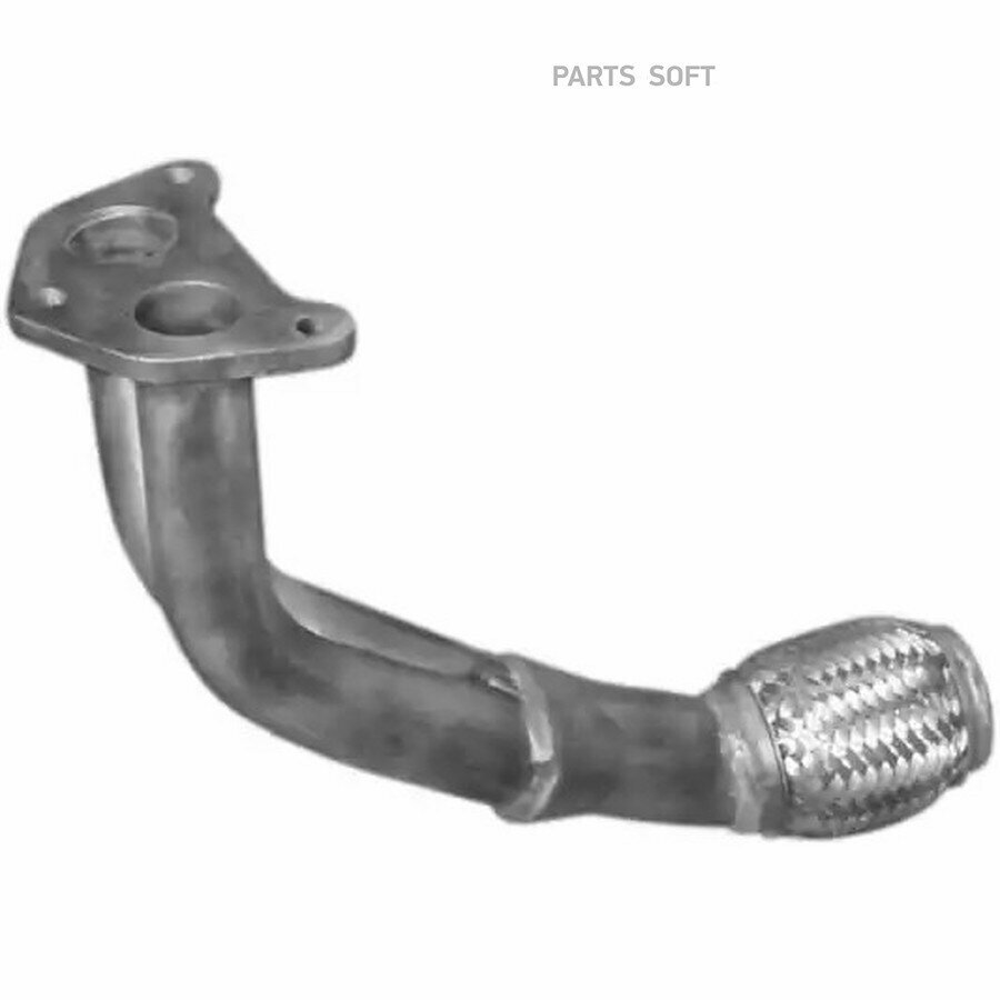 Труба глушителя приёмная от официального дистрибьютора, POLMOSTROW, артикул 2456