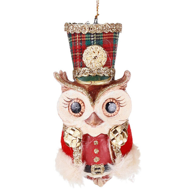 Елочная игрушка Филин Франт Жан-Жак - Hollyshire Manor 11 см, Goodwill (Гудвилл), B87019-1