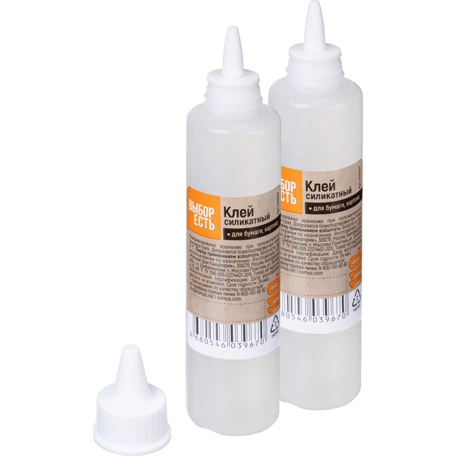 Клей силикатный 110г Attache