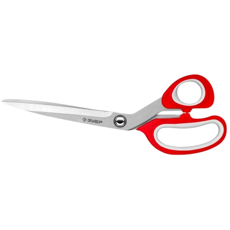 Ножницы хозяйственные ЗУБР 230 мм, изогнутые двухкомп. ручки 2334665 40442-24
