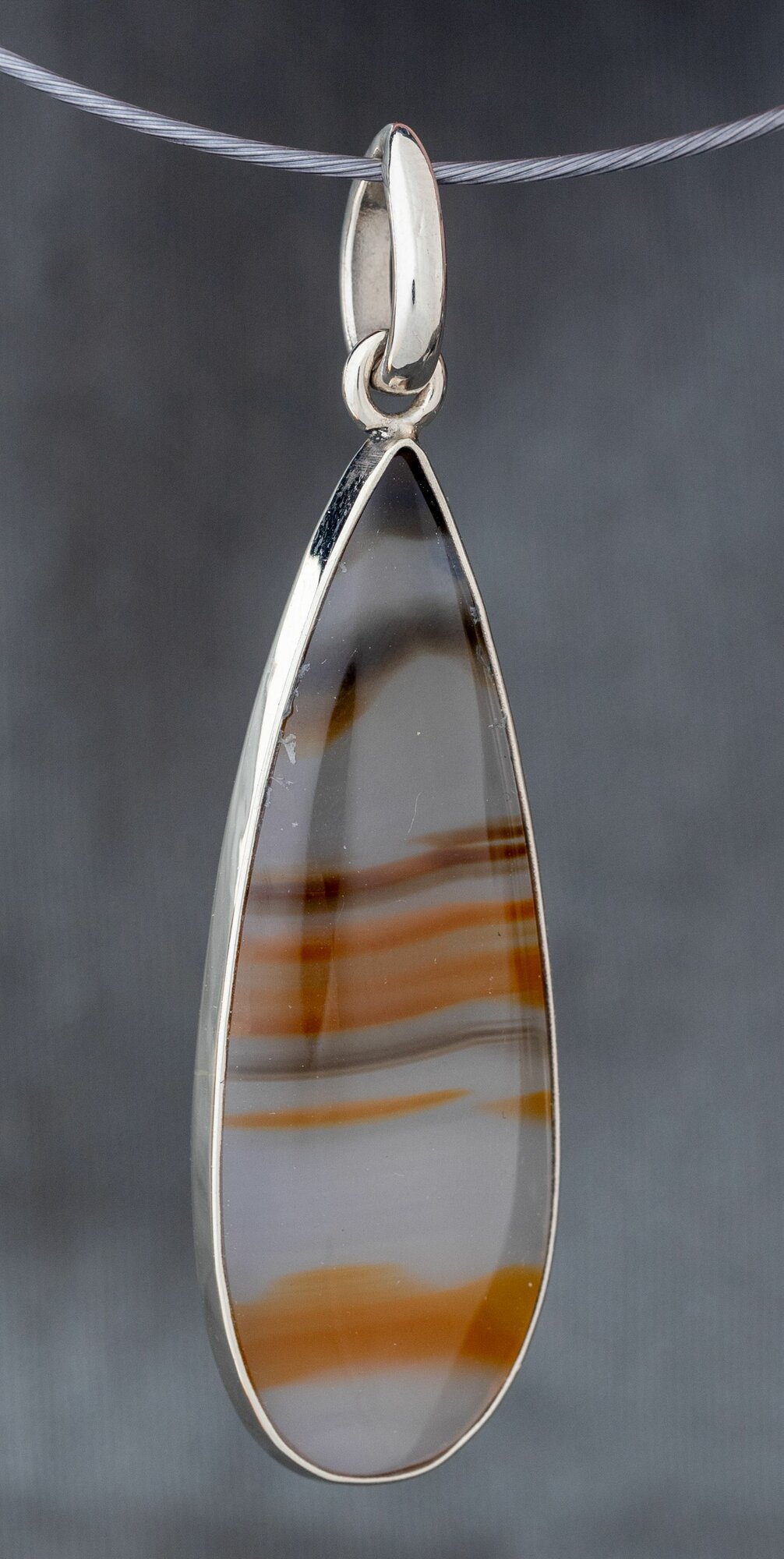 Колье, агат