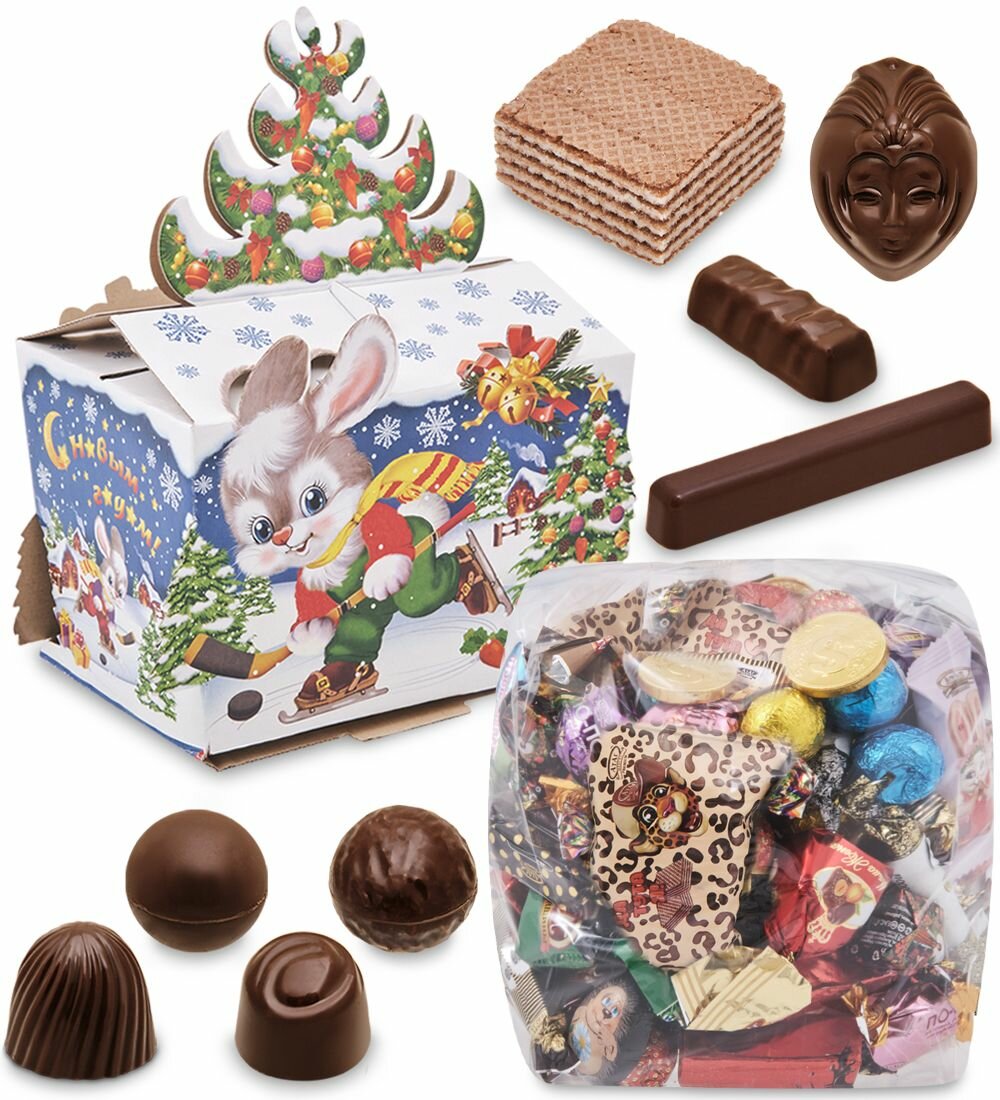 Конфеты "Новогоднее ассорти атаг", 500 г