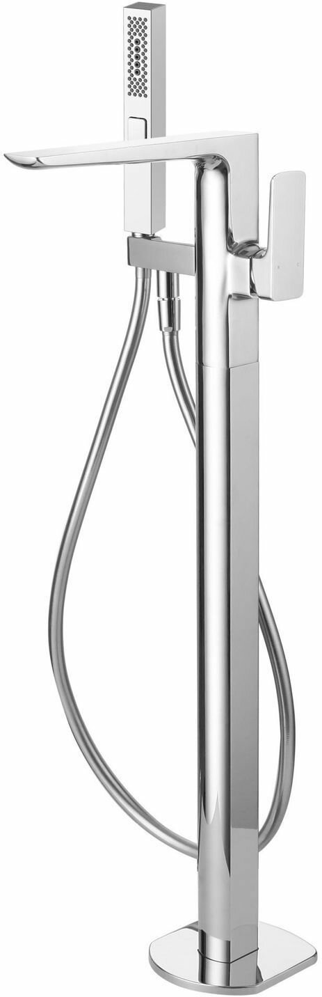 Смеситель для ванны напольный Allen Brau Infinity 5. NC21YZ00ZH9-GG00GQ (с внутренней частью) хром