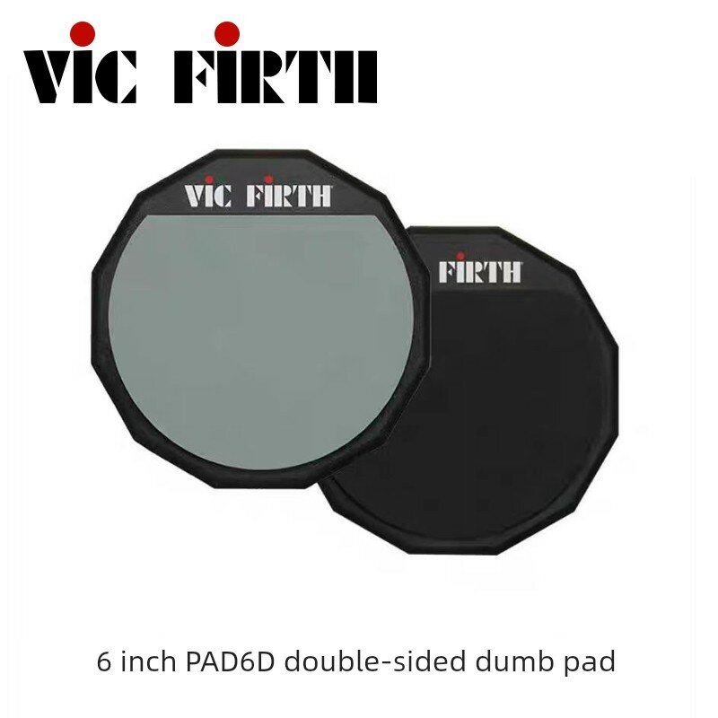 Оригинальный импортный VIC Firth 12inch 6inch тупая барабанная накладка PAD12DH двусторонняя тренировочная накладка для