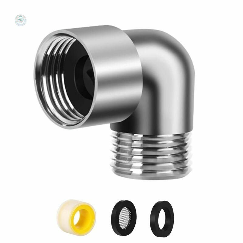 Медный тройник для душа 90° — поворотный угловой адаптер для ручной лейки и шланга, антикоррозийное подключение