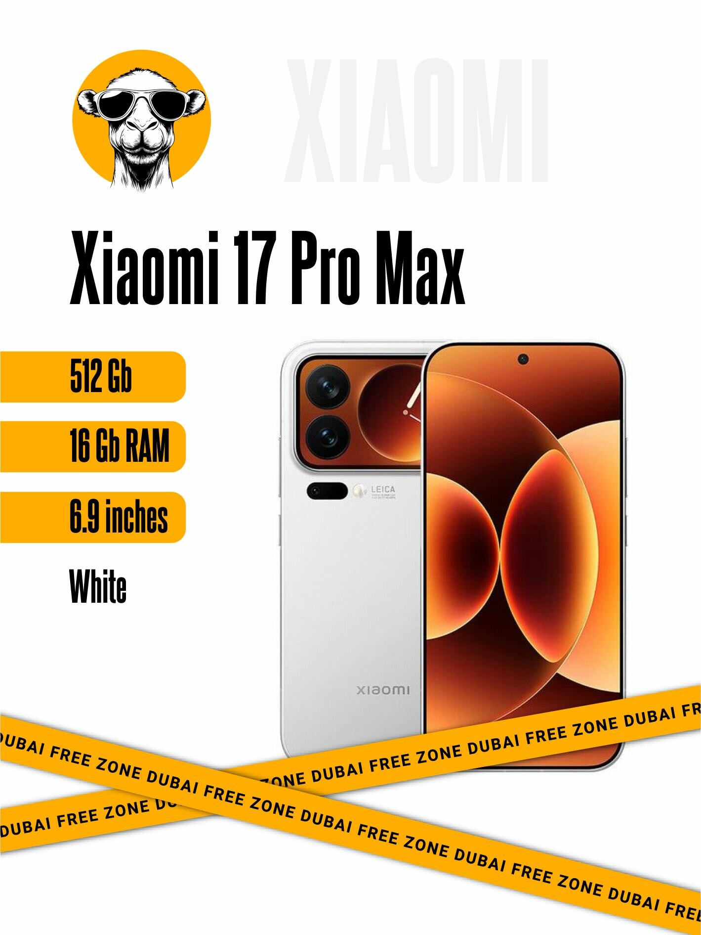 Смартфон Xiaomi 17 Pro Max CN 16/512Gb White