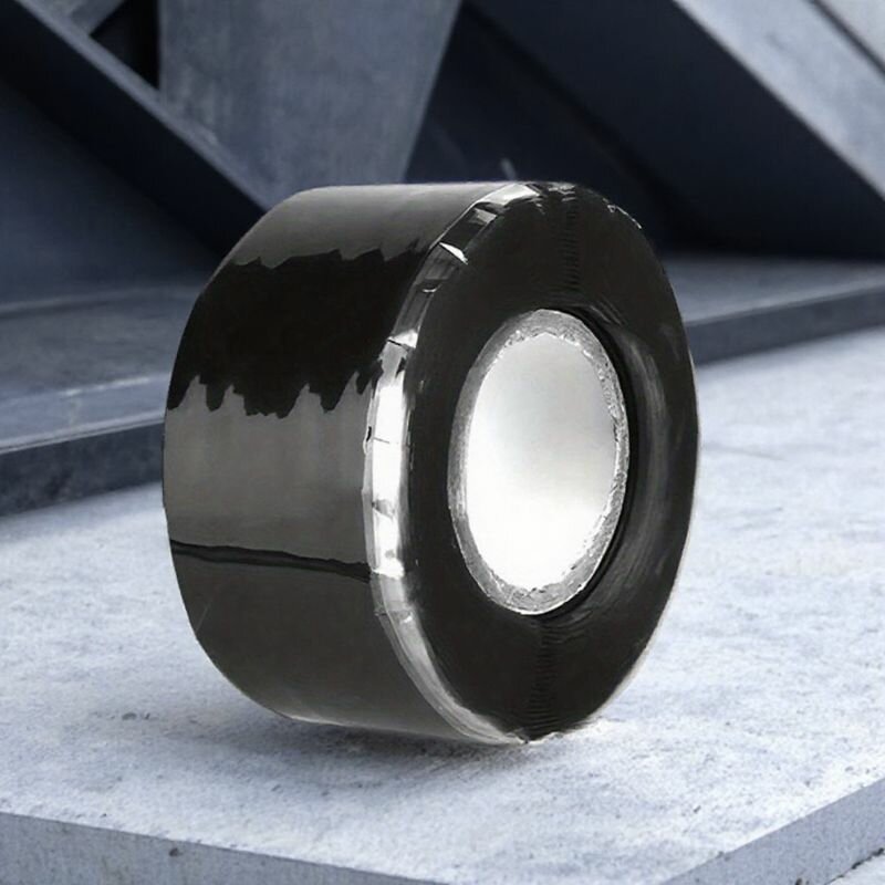 150см/300см Силиконовая черная самоклеющаяся лента, супер прочная для герметизации трубопроводов и ремонта водопроводных труб