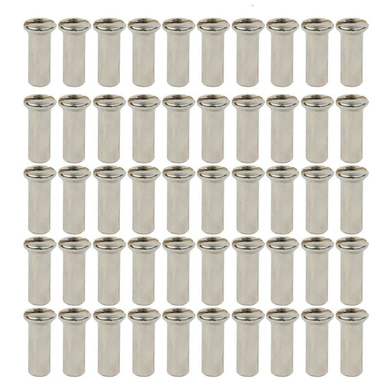 50 шт. латунные ниппели 14G 13G 12G для колес велосипеда, 50шт 13 г серебра 13 мм