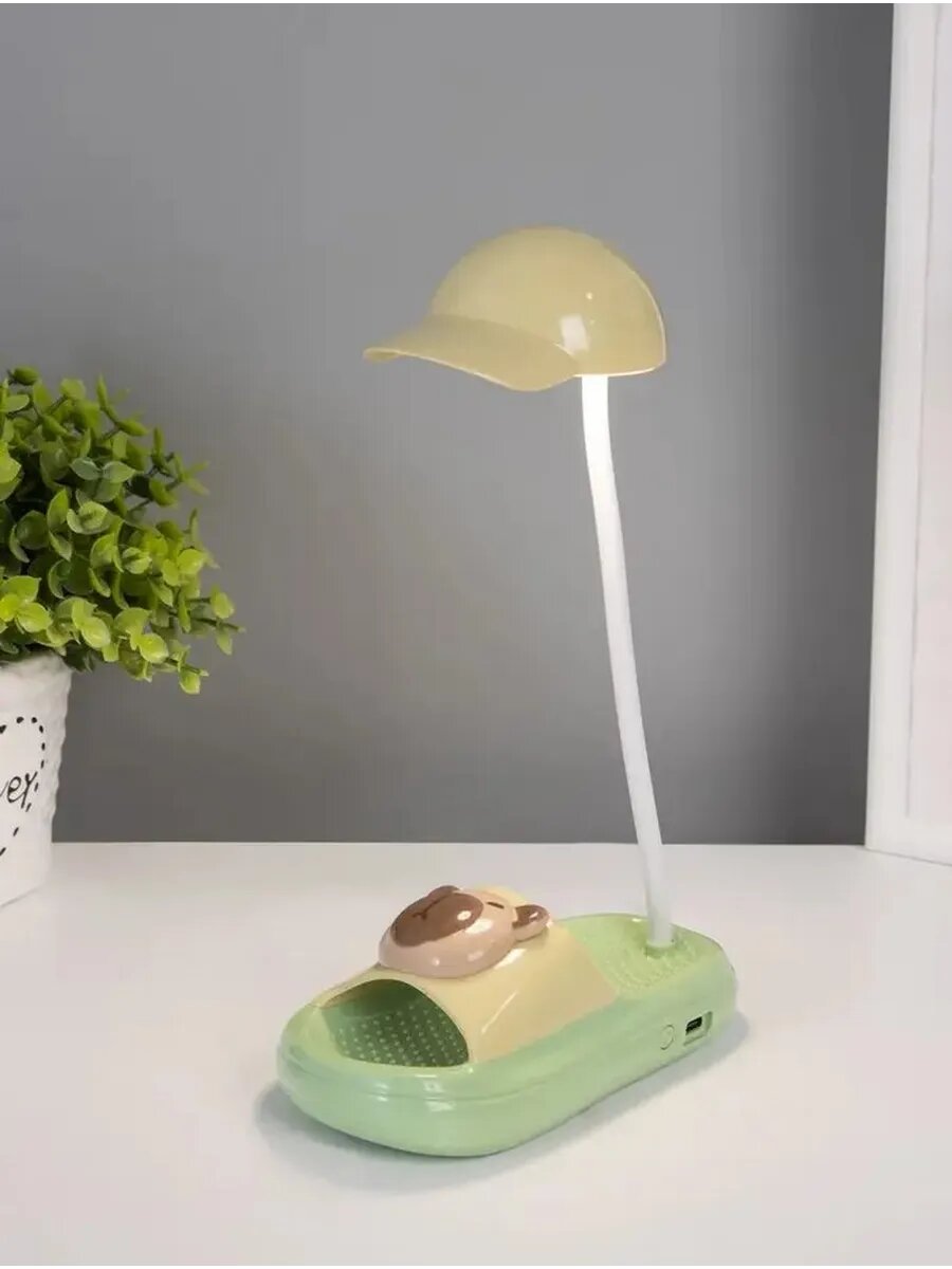 Стильный ночник с каменным дизайном и подсветкой