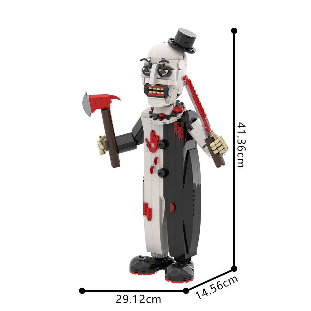Игрушка-строитель MOC Art the Clown в полный рост Art the Clown совместима с Lego, трансграничным хитом