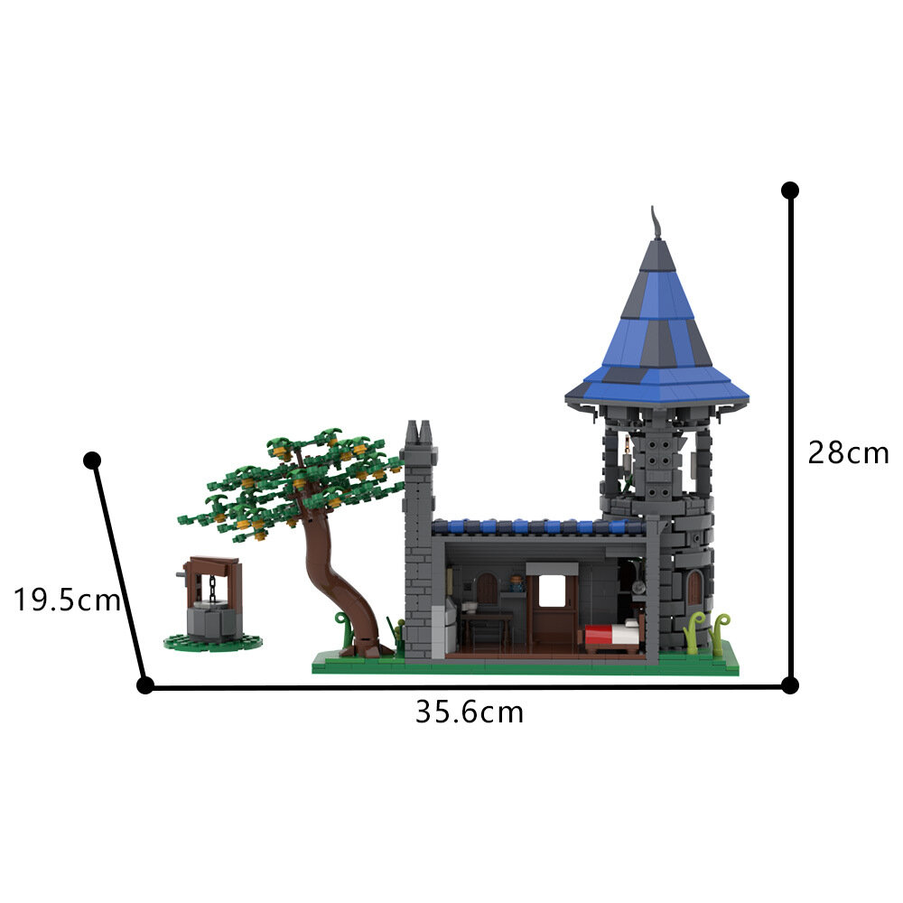 MOC Wizard's Manor, игрушечный строительный блок, модель Wizard's Manor, совместимая с прямой доставкой Lego