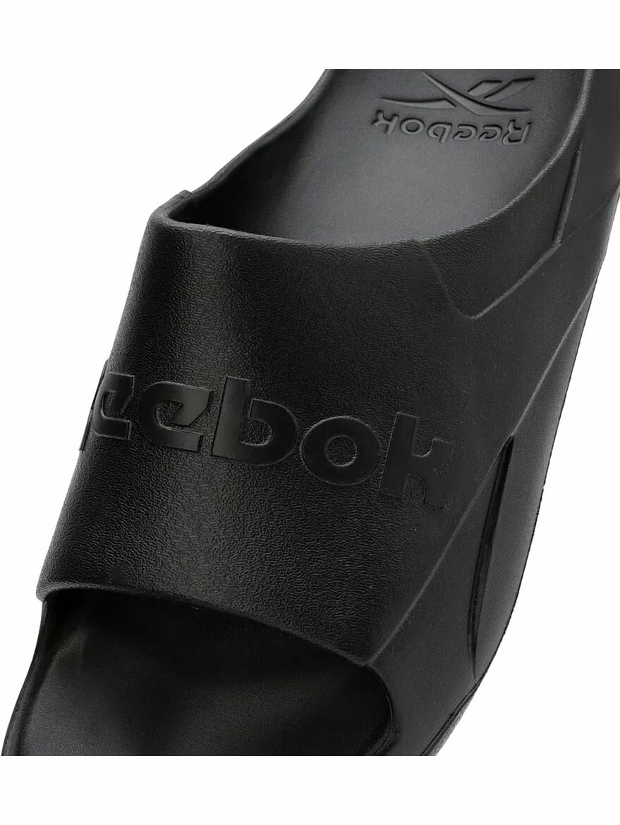 Шлёпанцы Reebok Clean Slide, размер 13 US, черный — фото 1