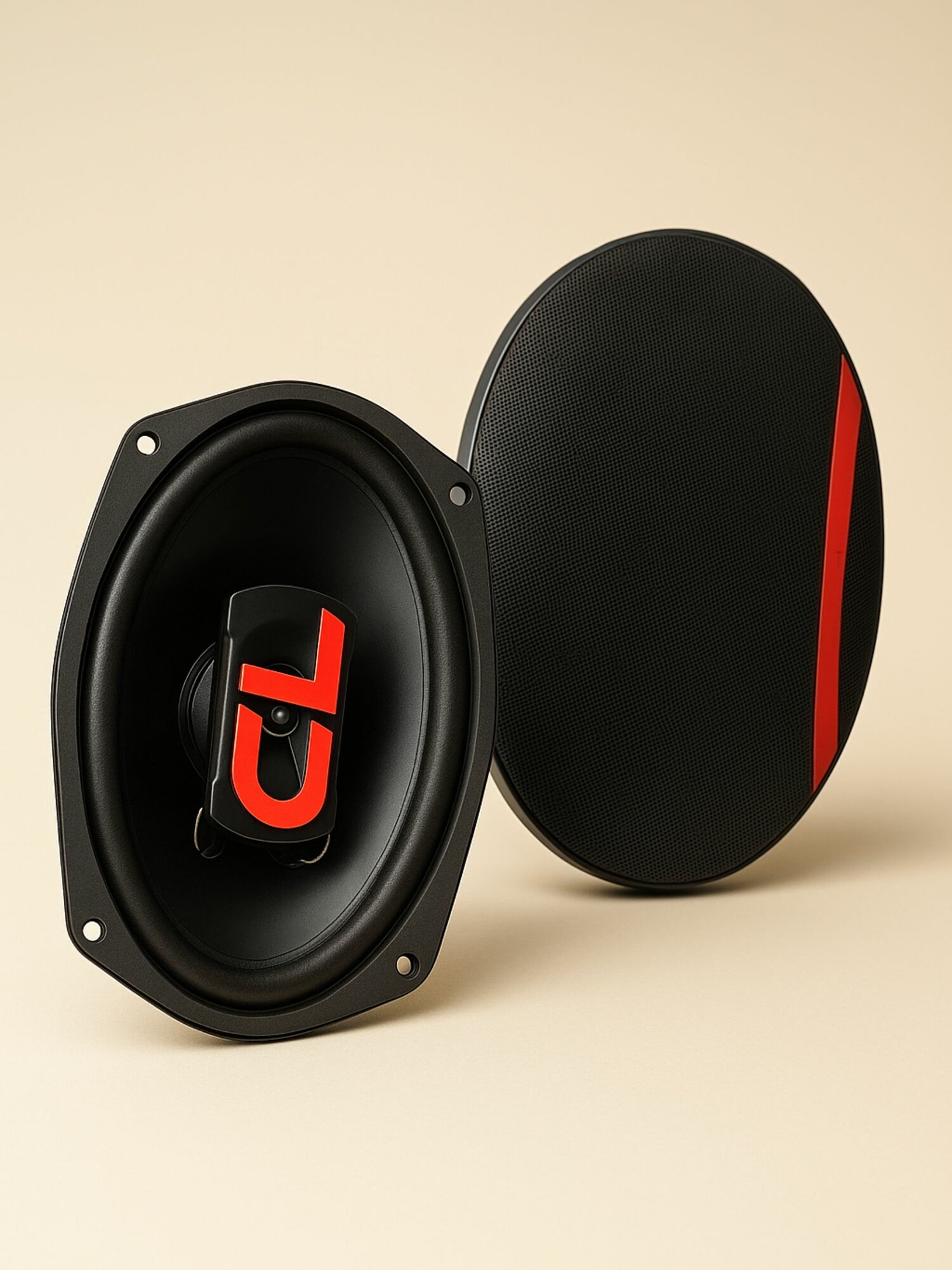 Динамики Автомобильные Carlive CL6995 (6x9)" 15х23 см. Овальные Автоакустика (2 Коаксиальных Динамика) / Колонки для авто