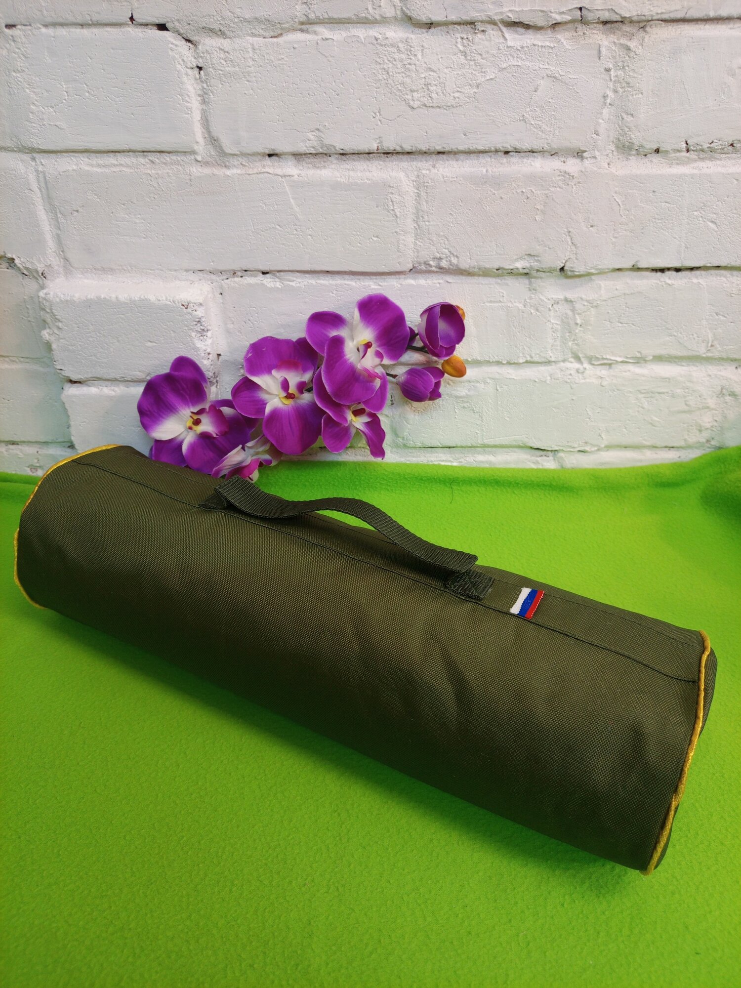 Тубус текстильный 70 см с ручкой водонепроницаемый на молнии, d 11 см, из оксфорда.