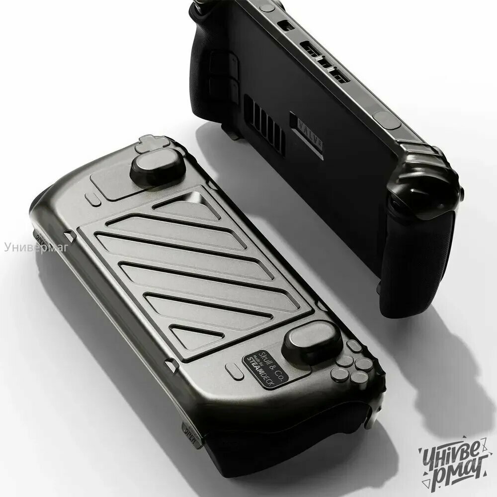 Savage Raven от Skull & Co. Комплект передних чехлов HardShell для Steam Deck/OLED StandGrip (GripCase), защитный чехол TPU с передним чехлом