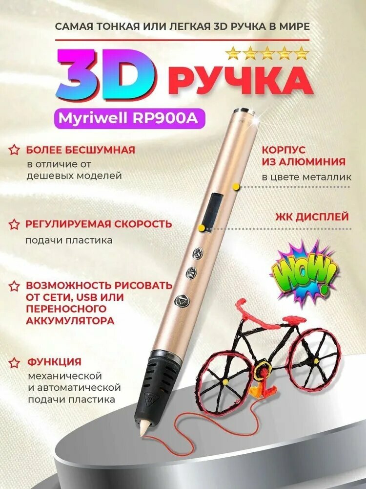 3D-ручка # 1938000087 Myriwell, RP100B, RP200B, ручка