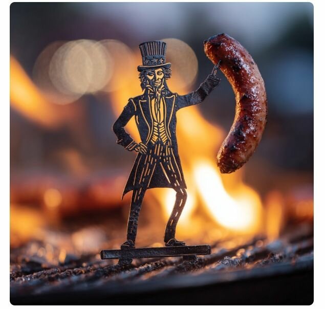 Уличный гриль-барбекю - уникальный гриль для хот-догов! Идеально подходит для вечеринок и пикников.