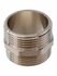 Ниппель латунный Ду40 (1 1/2" на 1 1/2") никелированный