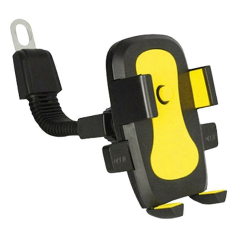 Велосипедный держатель для телефона premium bike electric scooter motorcycle phone mount holder, желтый